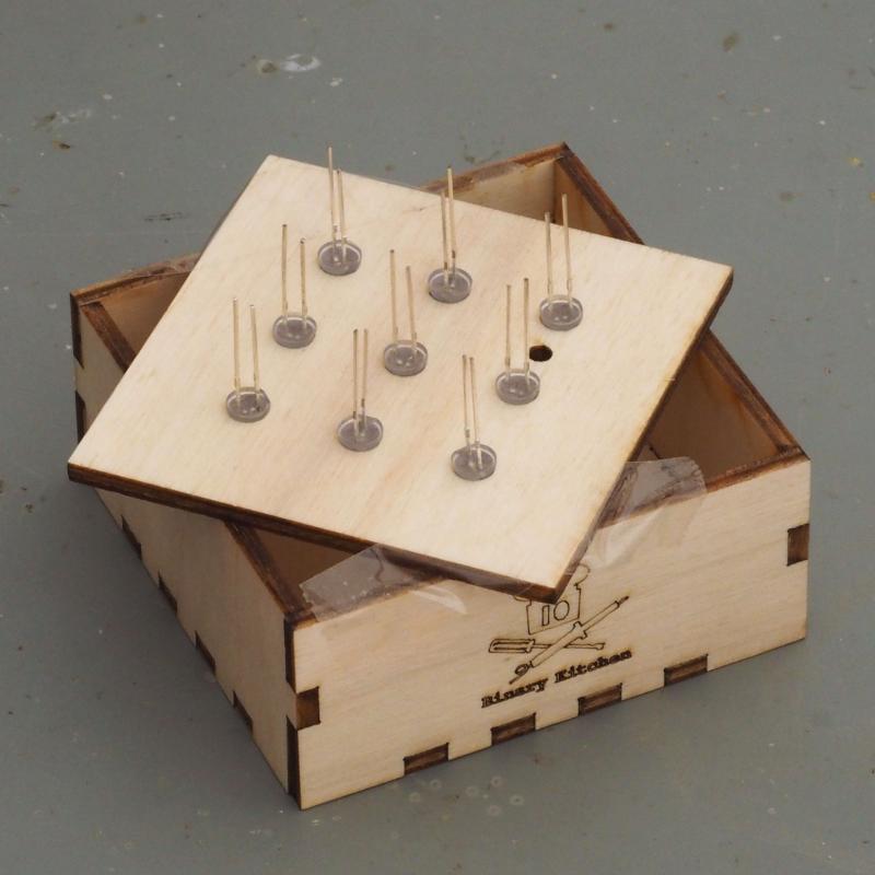 RGB LED Würfel Bausatz mit 27 LEDs